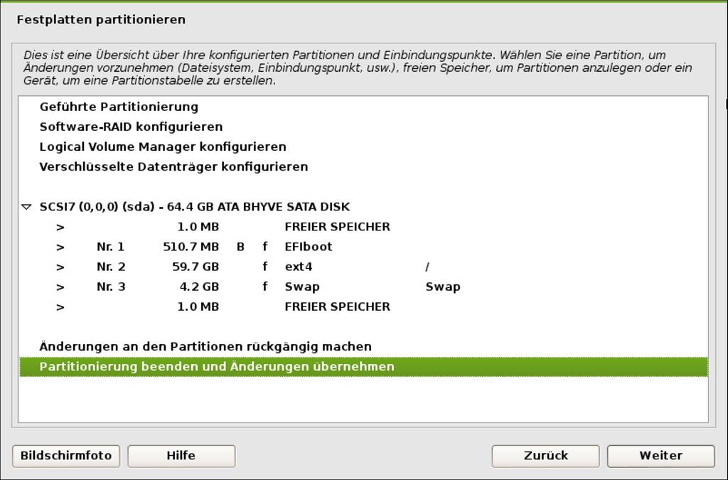 Installation im bhyve Hypervisor (UEFI)? - UCS - Univention Corporate ...