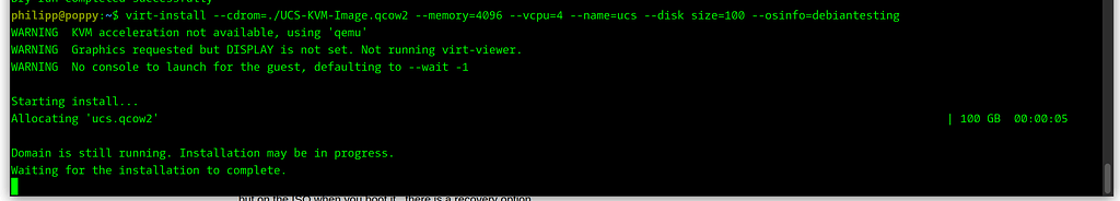 Headless KVM install - UCS - Univention Corporate Server - Univention Help