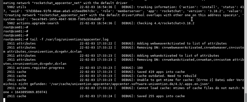 Ucs 5 0 1 Appcenter Behaves Strangely Apps And App Center Univention Help