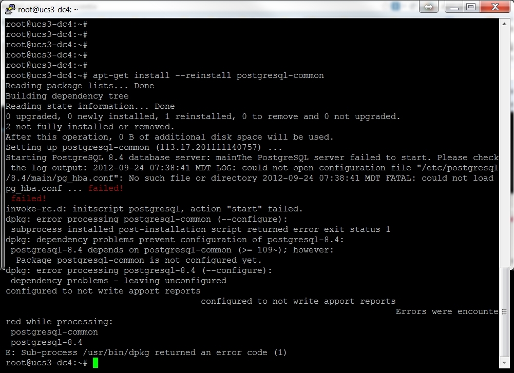 Update Error Best Method To Resolve Ucs Univention Corporate Server Univention Help