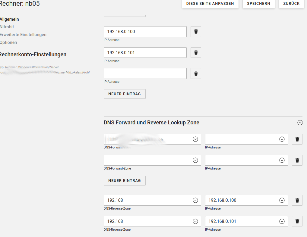 Computer Objects Dnsentryzoneforward Empty Ucs Univention Corporate Server Univention Help